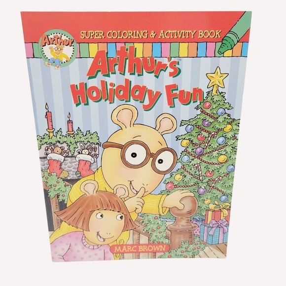 Toys | Vtg Arthurs Holiday Fun Super Coloring And Activity Book ...